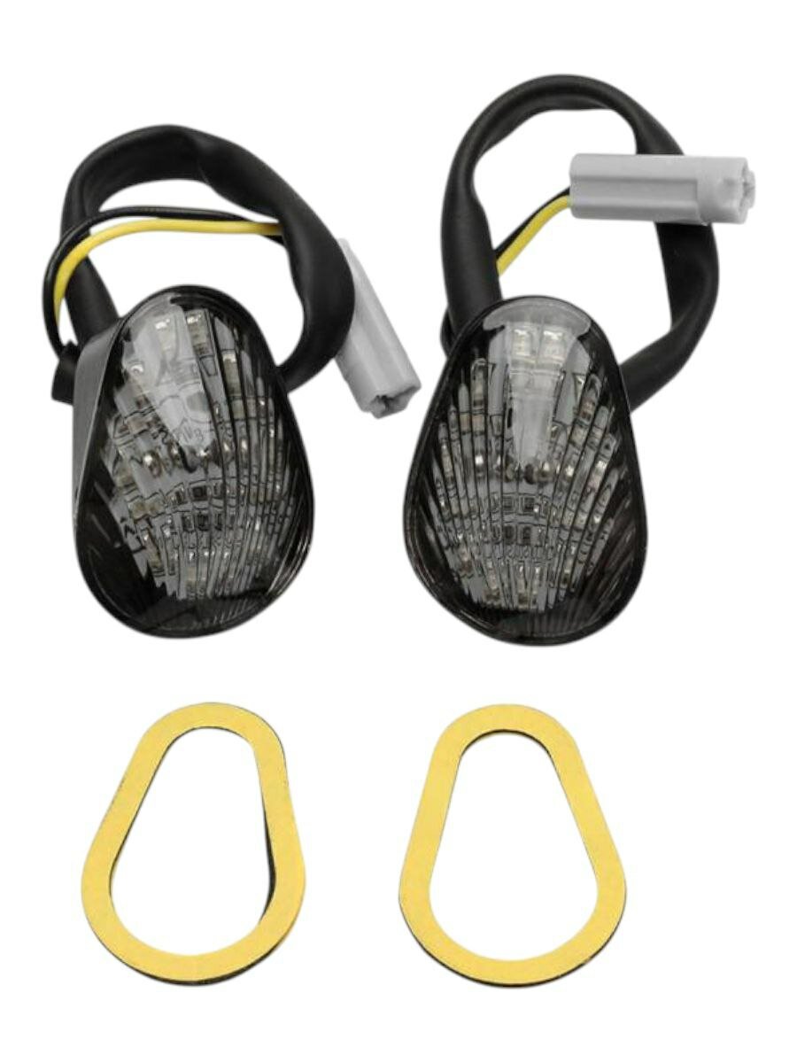 Поворотники светодиодные MOTOKIT TN-736 для Yamaha YZF-R6, YZF-R1 Дымчатый