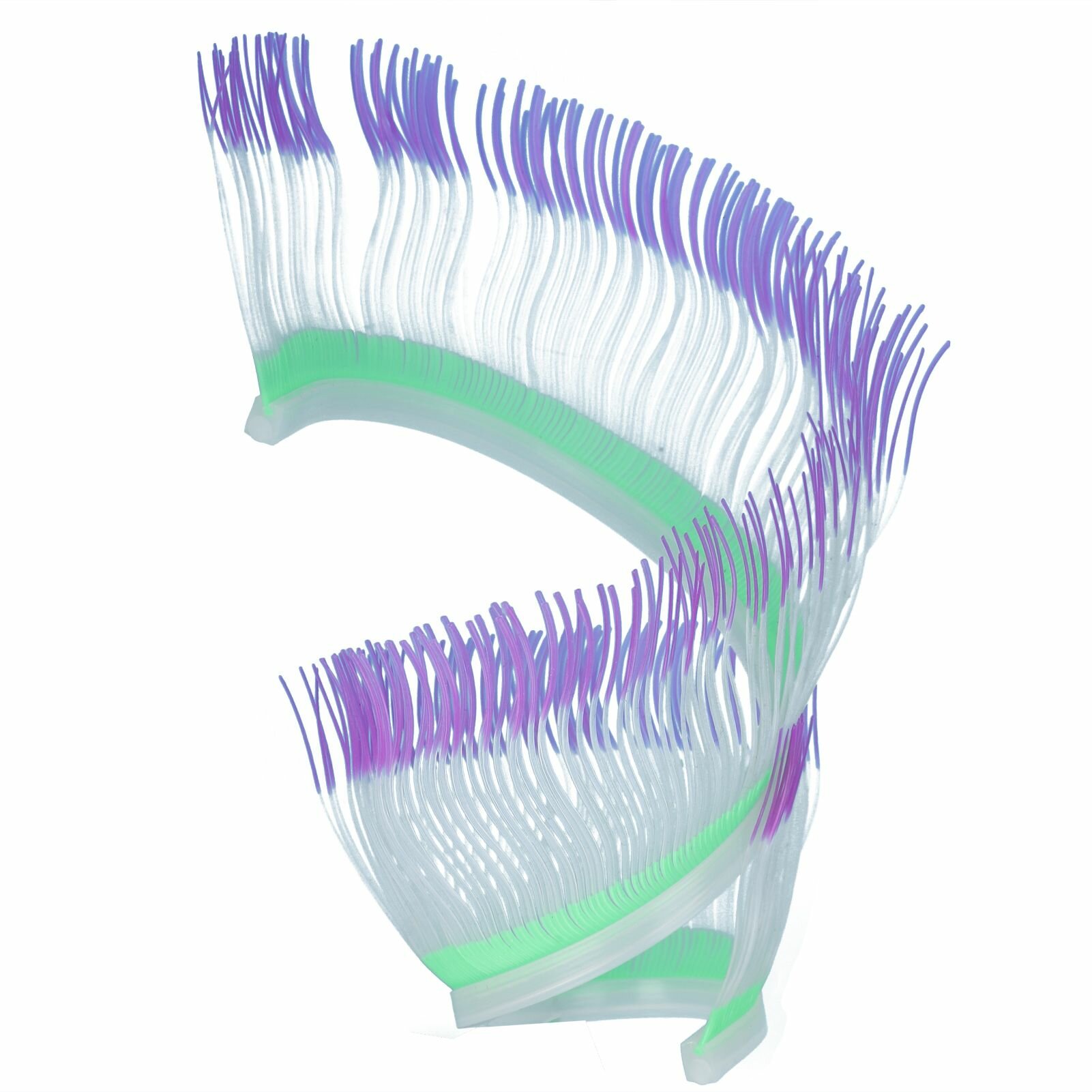 Фиолетовая искусственная актиния для аквариума S-размер