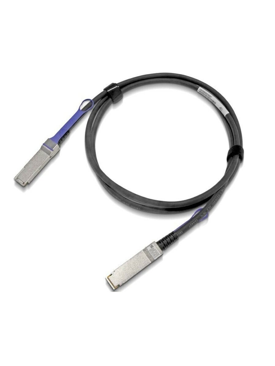 Кабель MELLANOX TECHNOLOGIES MCP1600-E005E26 IB EDR, up to 100Gb/s, QSFP28, 5m, Black, 26AWG