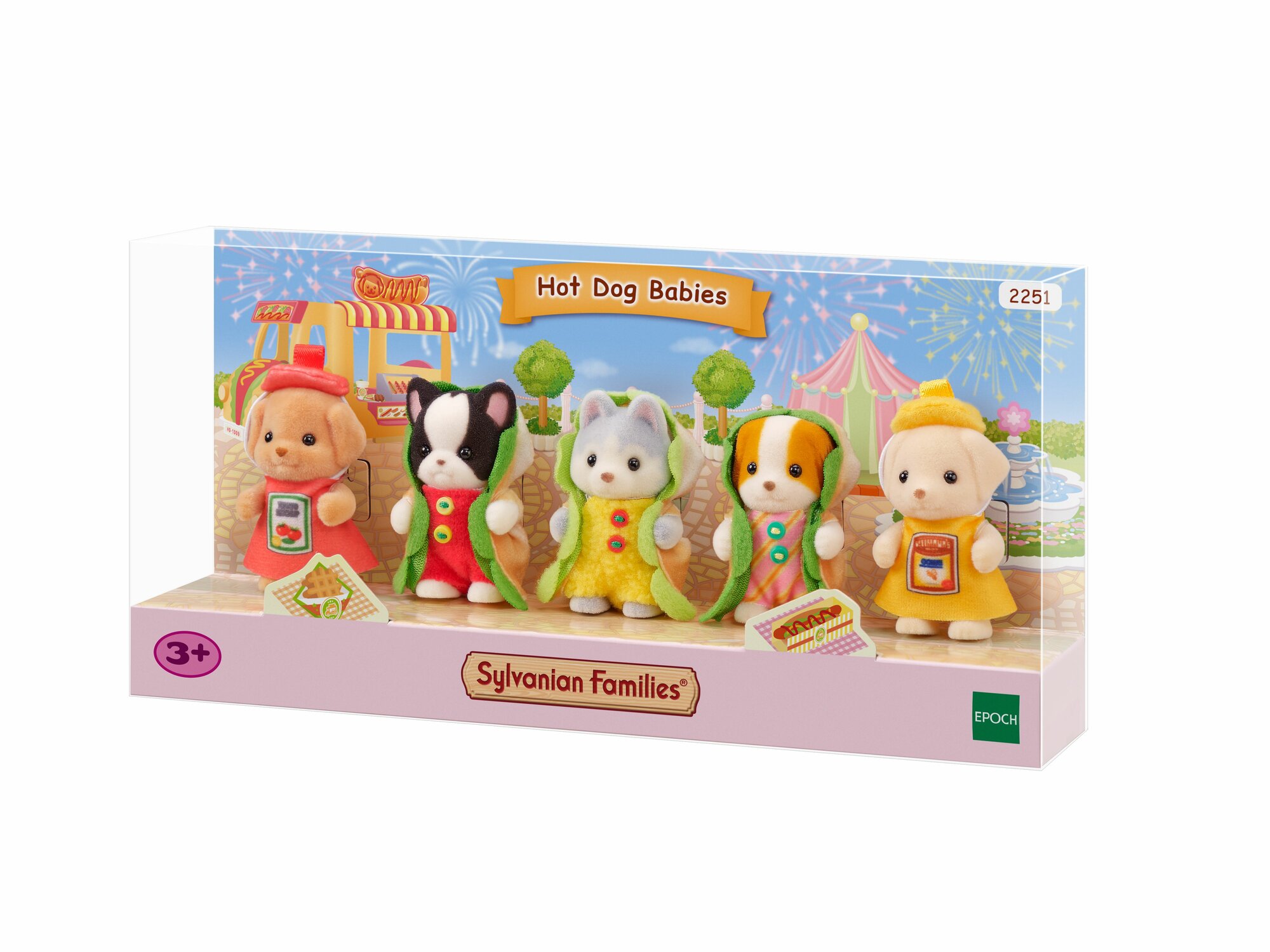 Фигурки Sylvanian Families Малыши в костюмах хот-догов, от 3 лет
