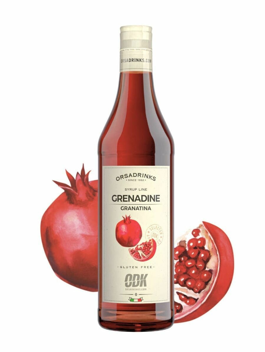 Сироп "Гренадин" ODK; стекло; 0,75л.