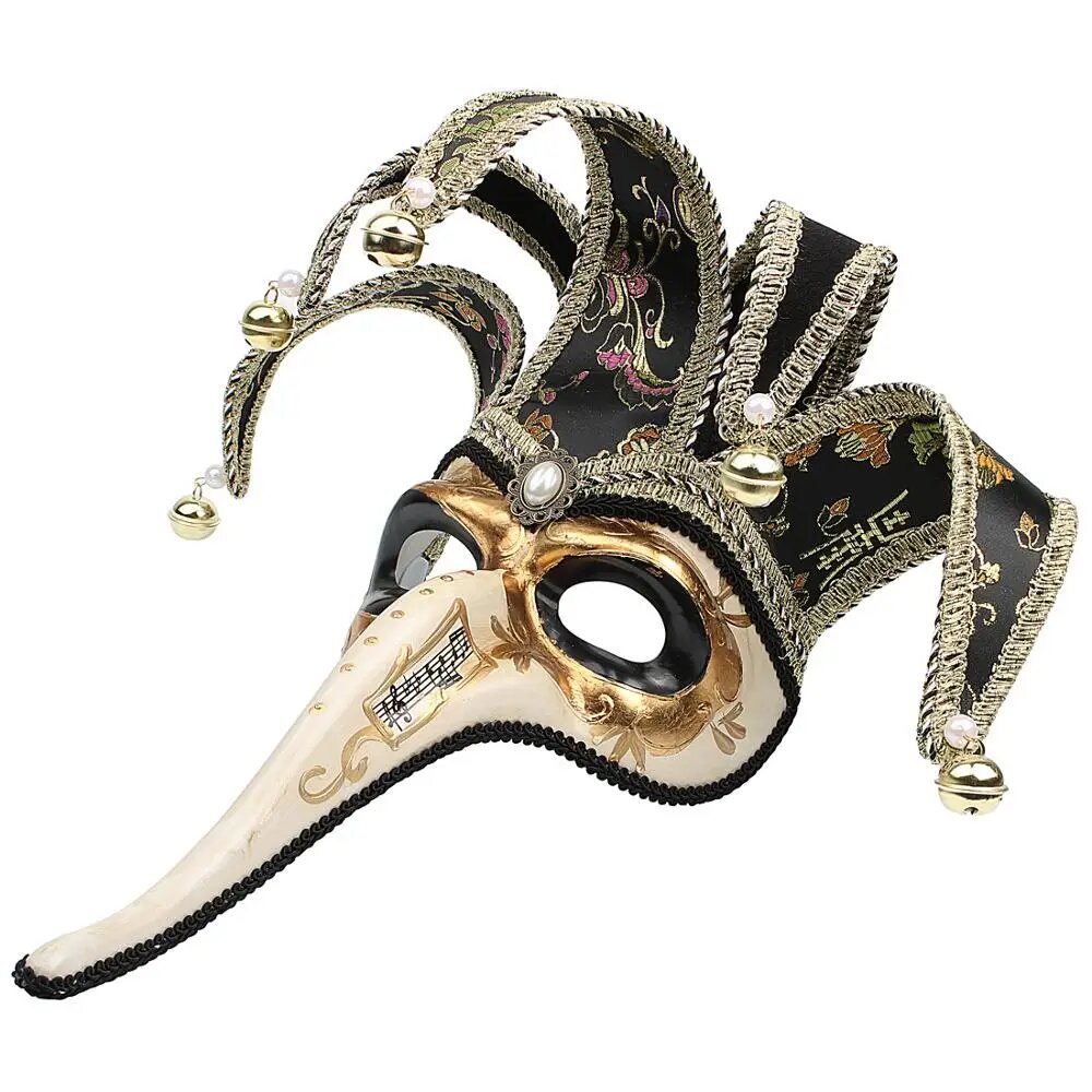 Венецианская маска чума доктор канифоль Pentagonal Black