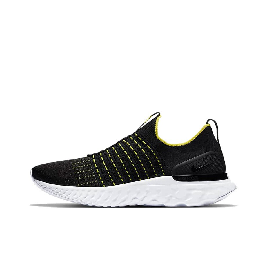 Кроссовки NIKE React Phantom Run Flyknit 2, размер EU 42.5 стопа (27CM), черный — фото 1