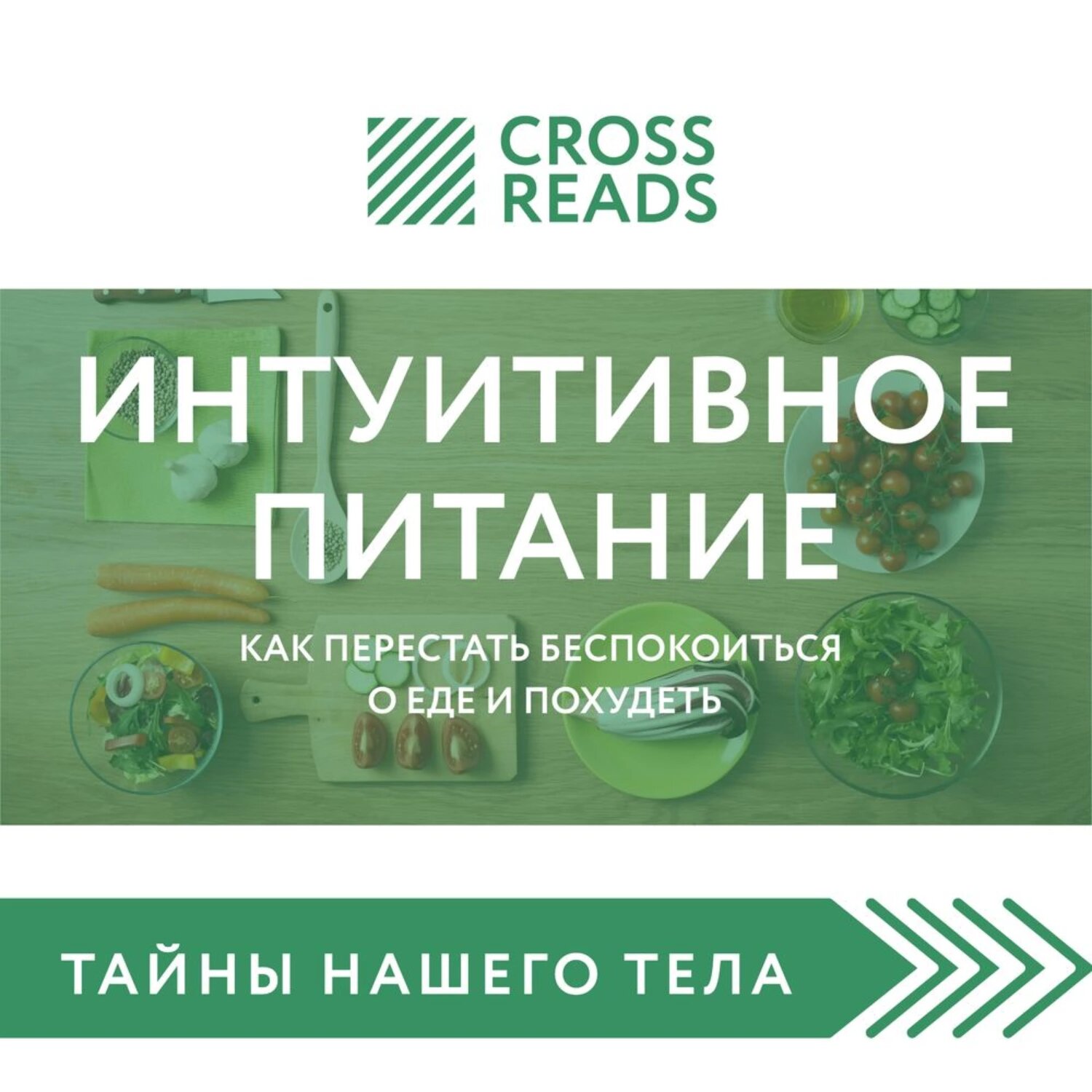 Саммари книги «Интуитивное питание. Как перестать беспокоиться о еде и похудеть» [Аудиокнига]