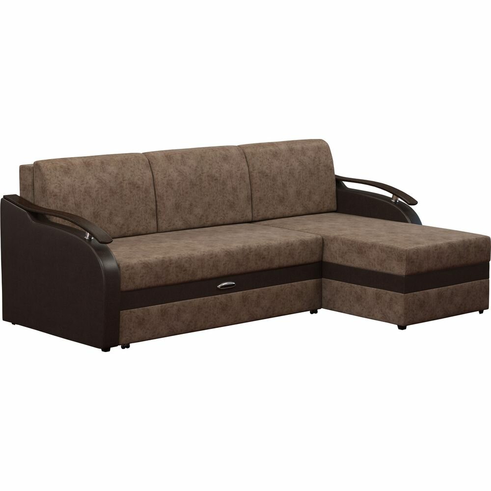 Угловой диван МебелПром Наташа У 190 ДН волна 19