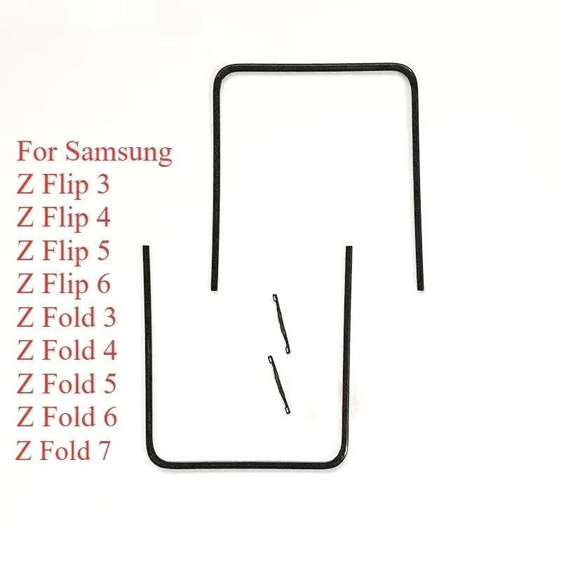 Замена средней рамки для Samsung Galaxy Z Fold 1 2 3 4 Z Flip 1 2 3 4 F7000 F7070 Z Flip3 F7110