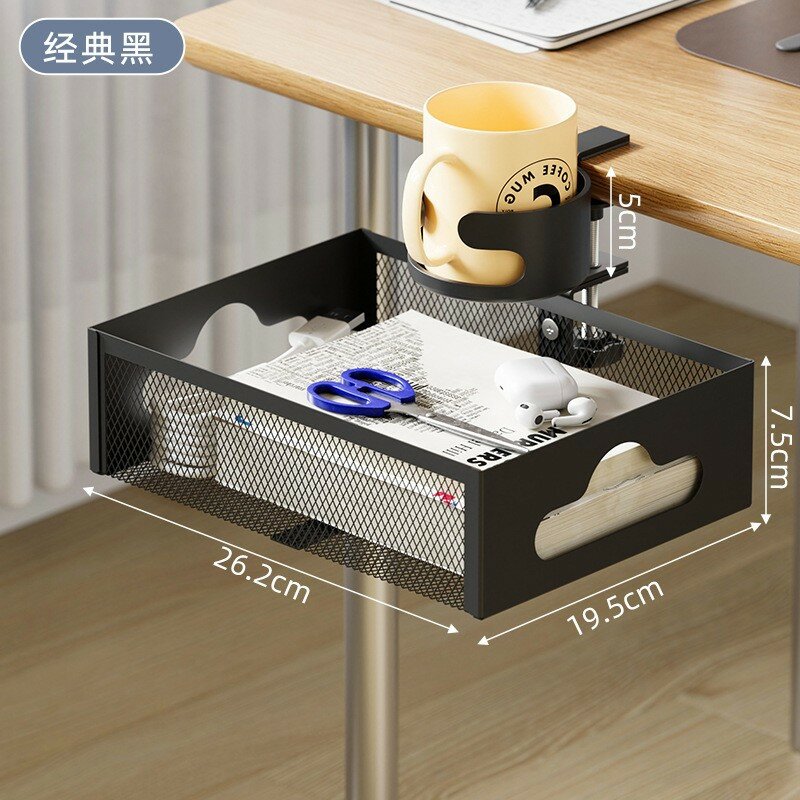 Подстольный органайзер для кабелей, без сверления, коробка для хранения, фиксация проводов на нижней части стола, органайзер для удлинителей, органайзер для кабелей под столом