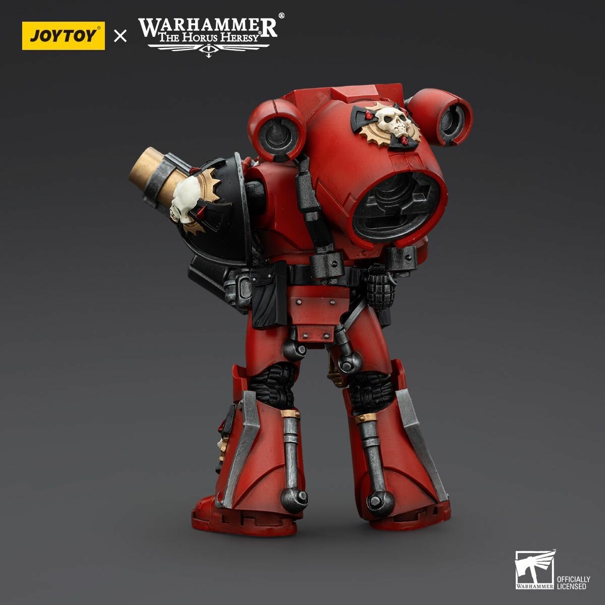 Подвижная фигурка JOYTOY Warhammer 30K 1/18 Action Figures Arch-Erelim with Angel's Tears Grenade Launcher