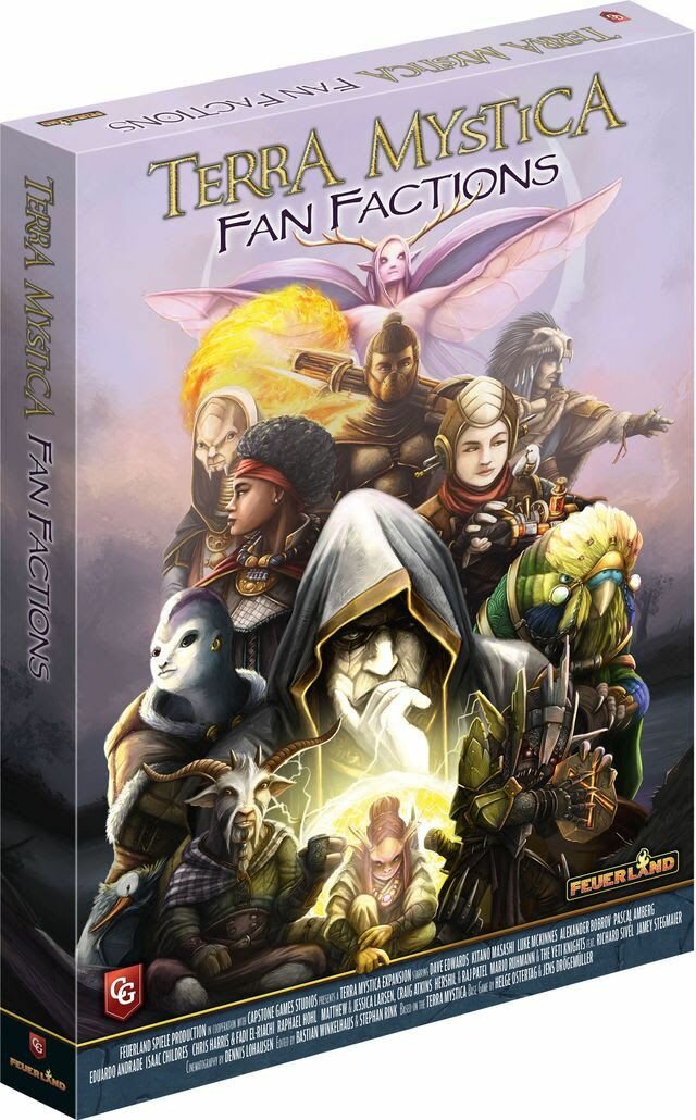 Настольная игра Terra Mystica Automa Fan Factions - дополнение на английском языке