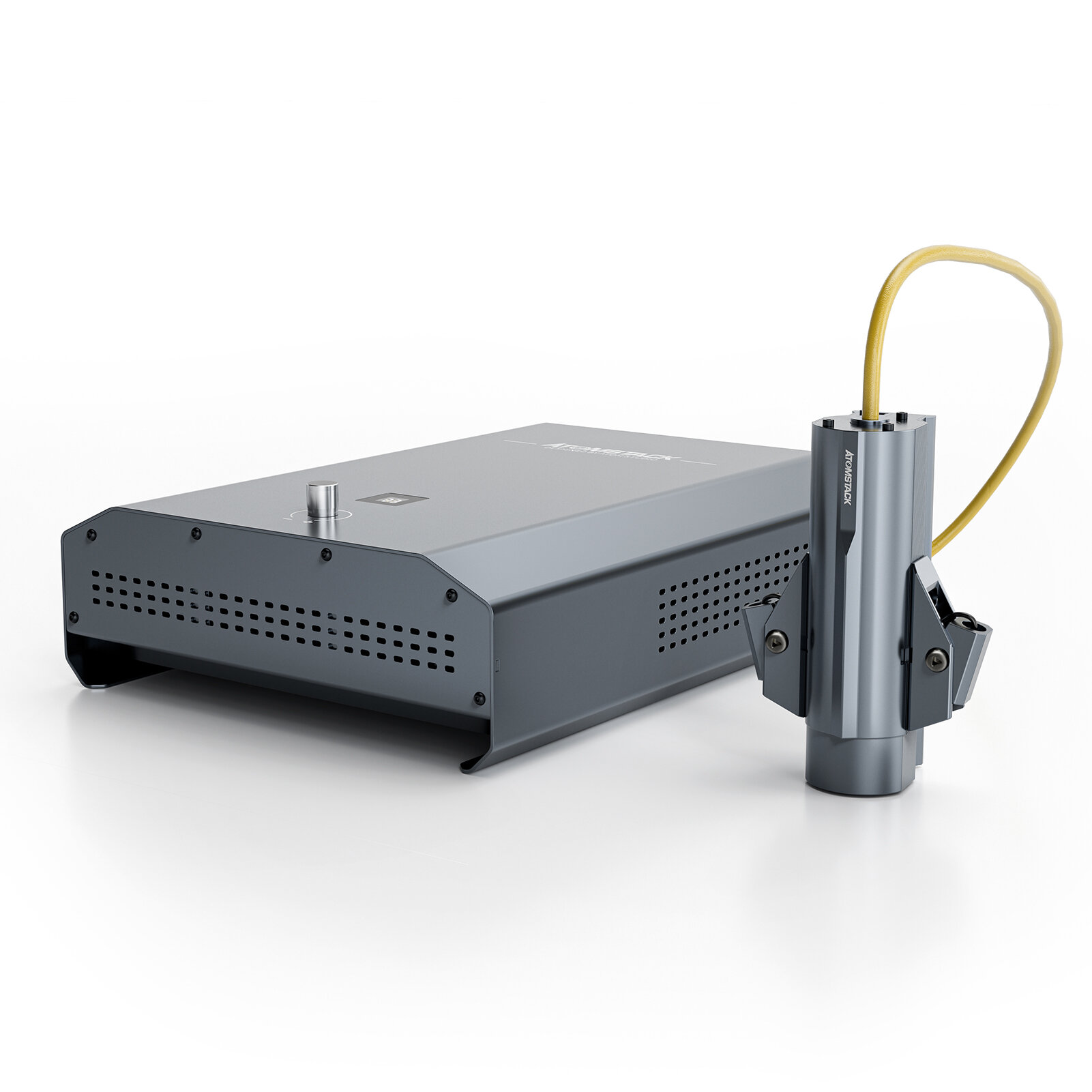 Модуль ATOMSTACK MR20 20W 1064nm Волоконно-Инфракрасный с Ультратонким Точком Быстрым Двойным Красным Светом Фокус Поддержка Глубокого Резания Совместимый с Lightburn Для Всех ATOMSTACK Гравировщиков и Резчиков для Гравировки Черного Акрила Кожи Керамики