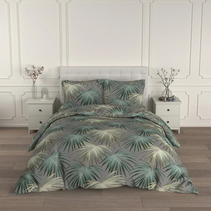 Постельное белье 2сп макси Для SNOFF сатин Пальма 158075