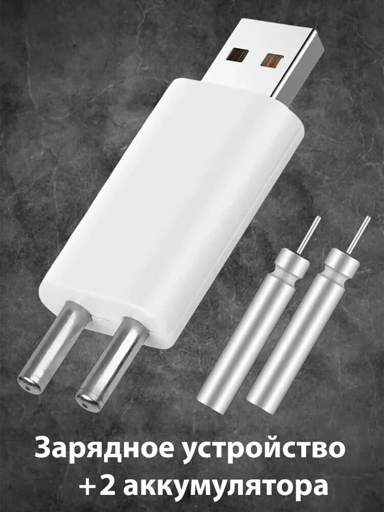 Зарядное USB-устройство для элементов CR425 поплавков, светлячков и сигнализаторов рыболовных, батареек в поплавки CR425 ; Неперезаряжаемая батарея