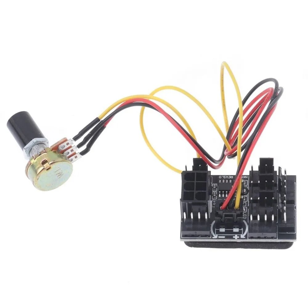 3/4-контактный мощный ШИМ-регулятор скорости вращения вентилятора, 6-контактный источник питания, 8 портов