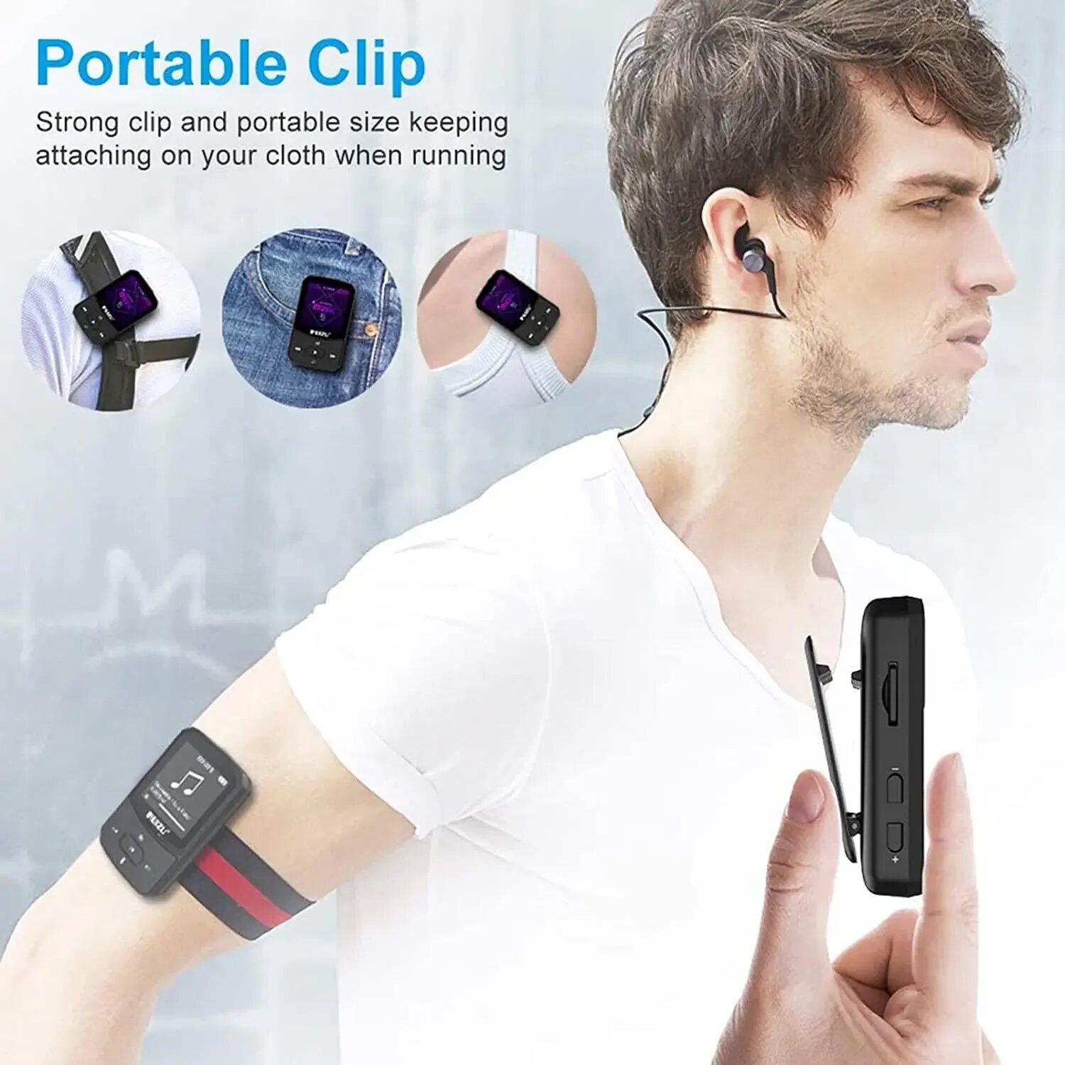 RUIZU X52 Bluetooth MP3-плеер 64 ГБ — фото 1