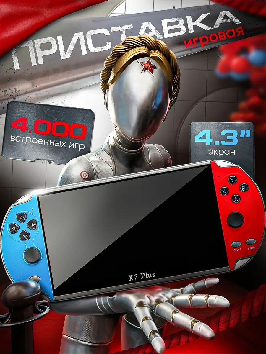 Портативная игровая приставка ретро консоль с играми