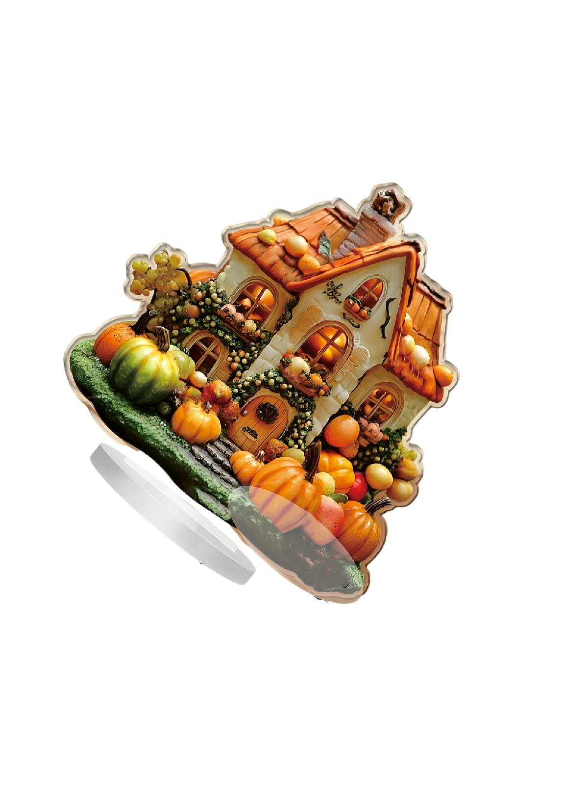 Дом Тыкв на Хэллоуин 2D Арт Экологичные Праздничные декоры для настенных полок