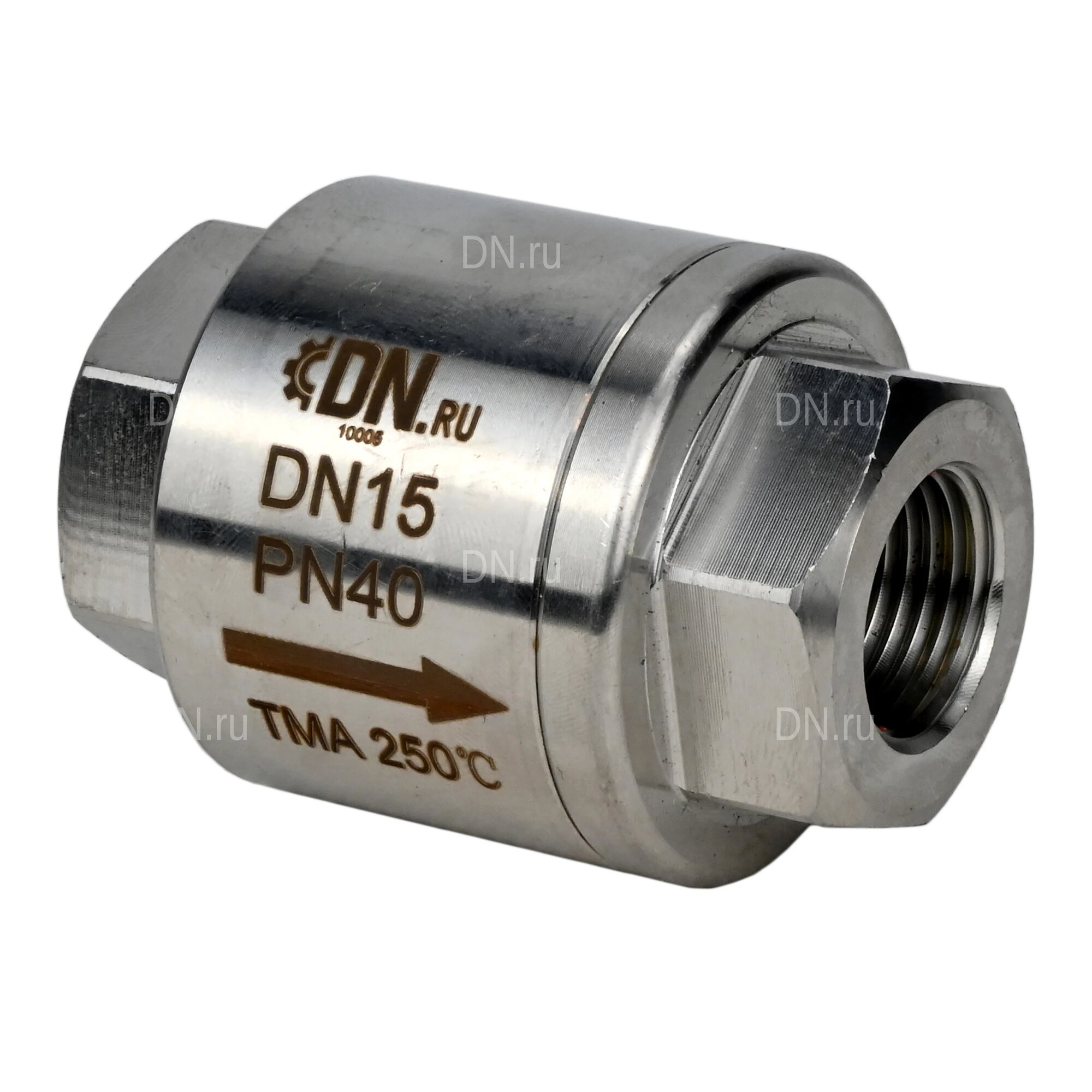 Конденсатоотводчик термостатический DN.ru MK36T 1" Ду25 Ру40 резьбовой, корпус - нержавеющая сталь AISI 304, уплотнение - PTFE