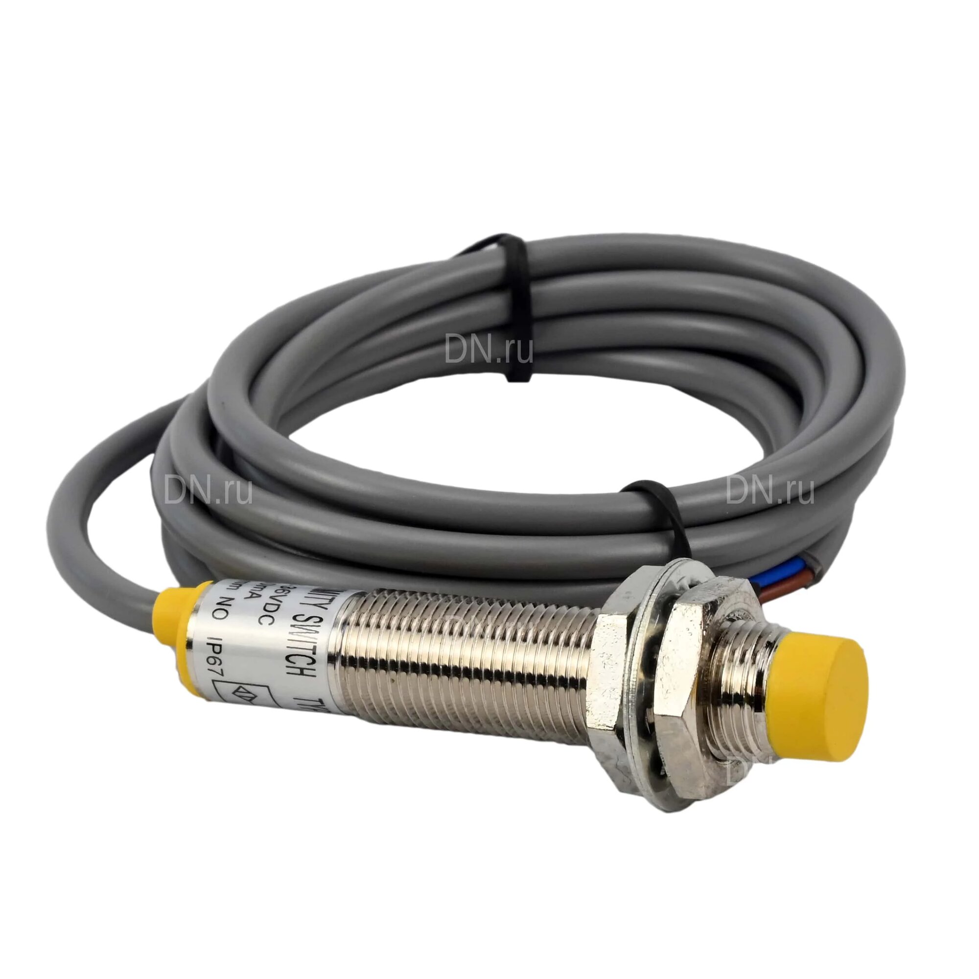 Концевой индукционный датчик DN.ru LS-12A3-00NI0-220VAC для шиберной задвижки 220В AC