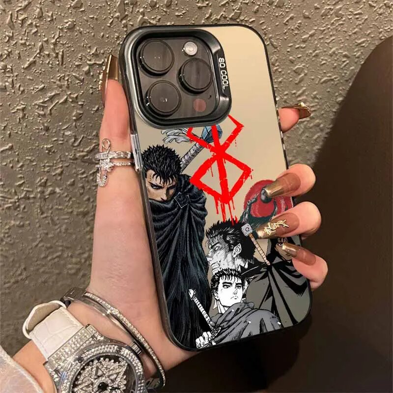 New Berserk Anime Phone Case For iPhone 17 16e 16 15 14 13 12 11 mini Pro Max X XR 8 7 Air Plus Anti Fall Matte Back Cover