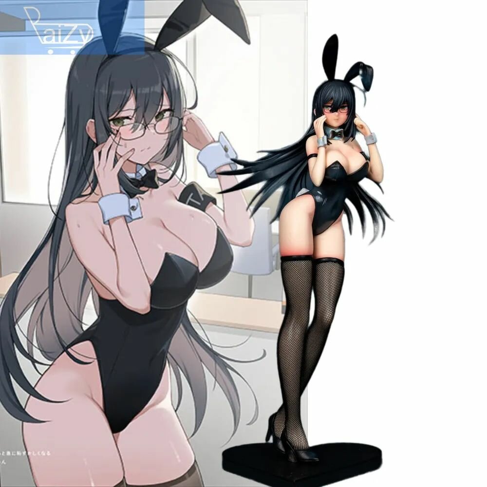 Аниме фигурка Девочки-зайки Черный кролик Аой( bunny girls Aoi),32CM