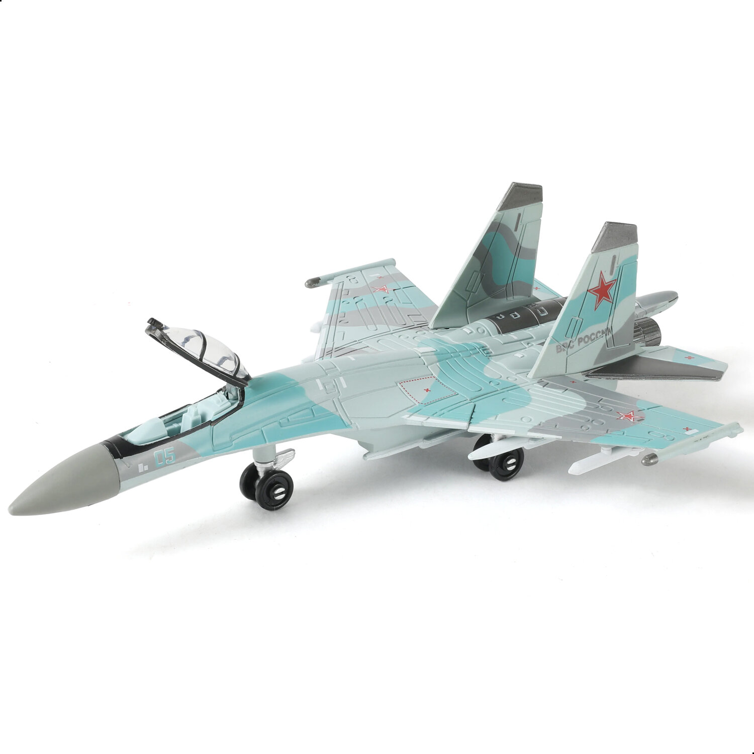 Масштаб 1:72, набор для быстрой сборки модели истребителя Су-57, пластиковый военный реактивный самолет, сборная модель самолета с подставкой, подарок для взрослых и детей (31 деталь)