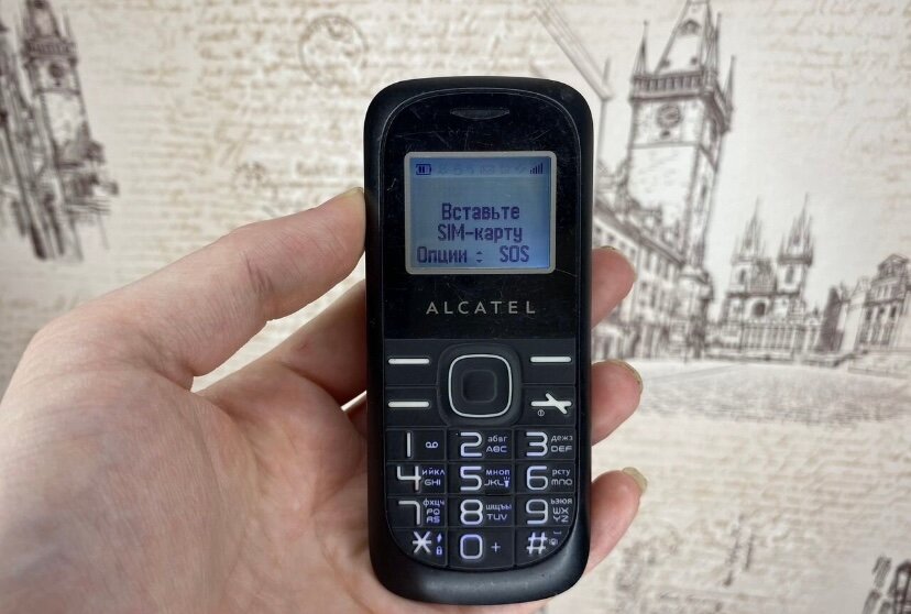 Оригинальный Б/У Retro Mania дарит ностальгию, Alcatel OneTouch 112