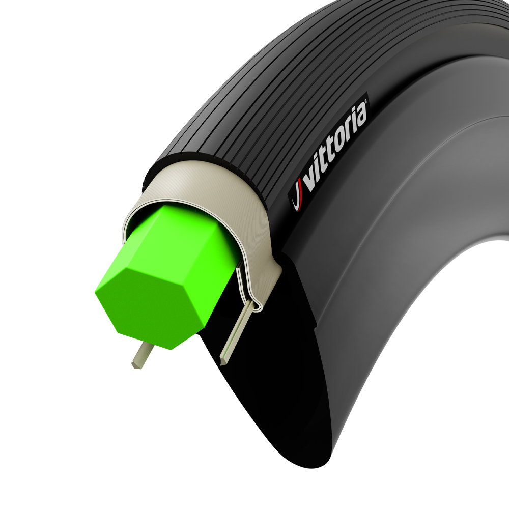 Антипрокольная лента Vittoria Air-Liner Tire Insert Road Size S 700x23/26мм (1AA00107), цвет Зелёный