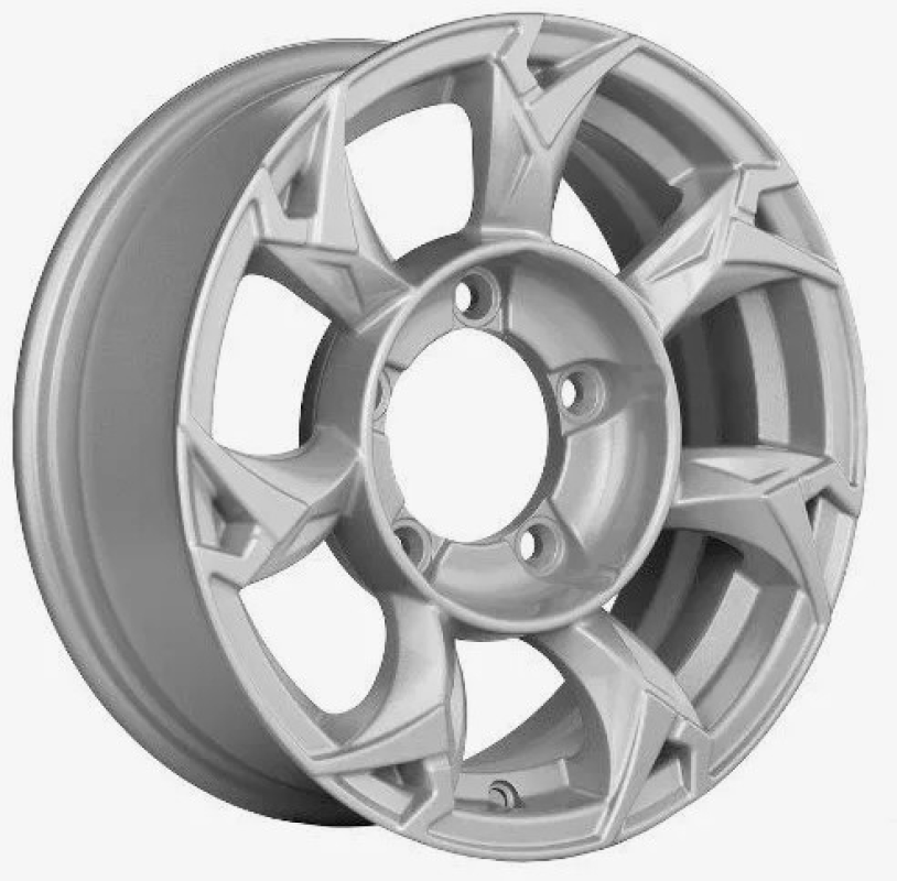 Диск колесный Khomen Wheels KHW1505 (Lada NIVA 4x4) 5,5x15 5x139,7 Dia98.5 ET5 цвет F-Silver