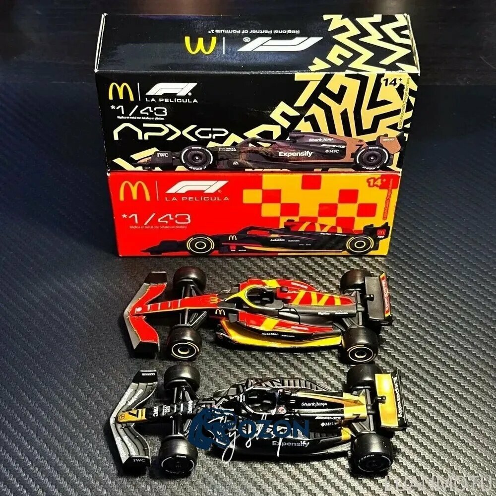Машинка McDonald's x F1 1:43 формула 1 APXGP F1 Movie Car