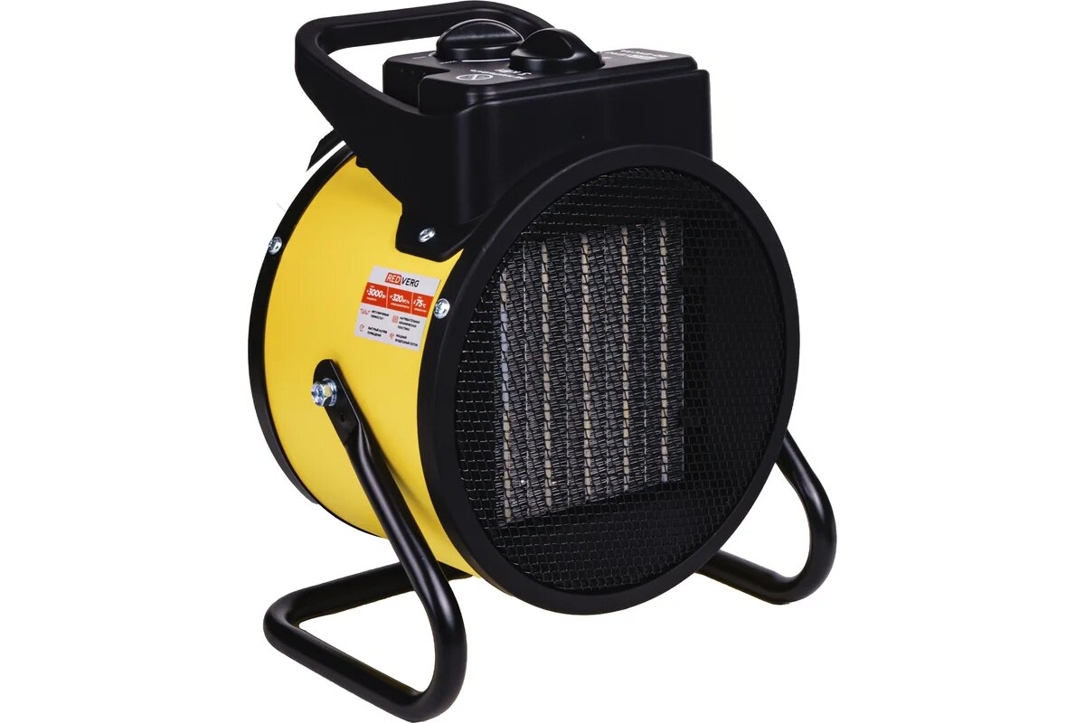 Воздухонагреватель электрический REDVERG RD-EHC3A, керамический