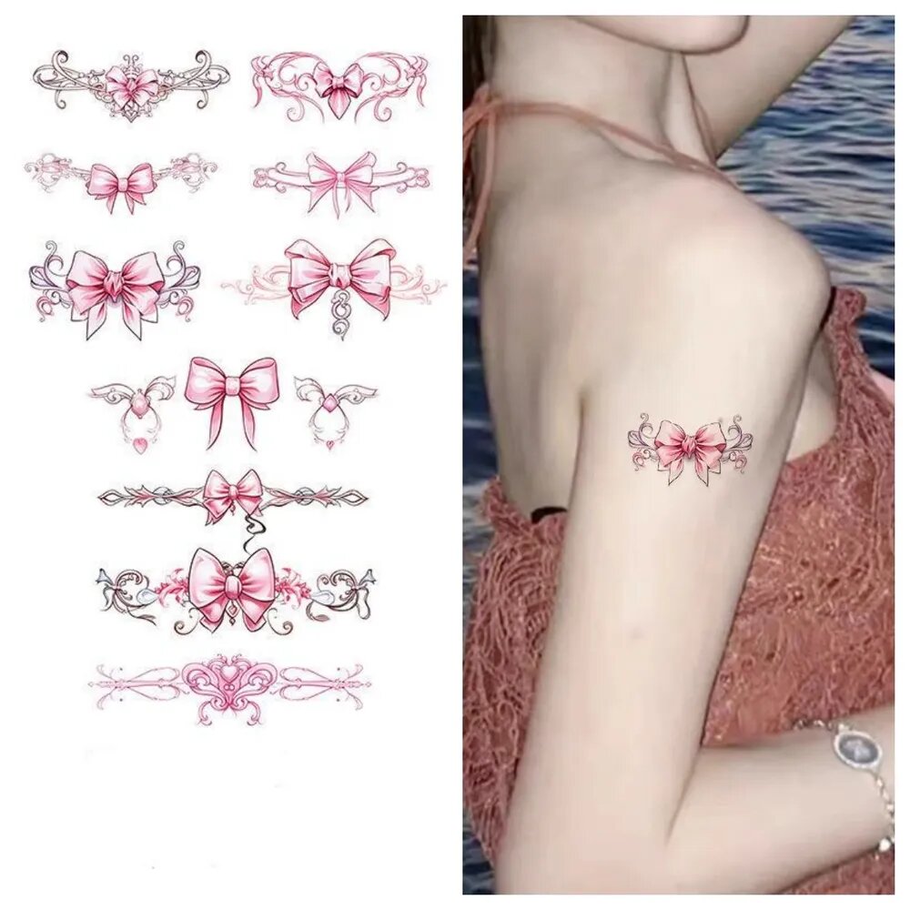 Переводные татуировки / Временные тату/Tattoo'шки без пленки (темнеют через 24 часа) 11*18см