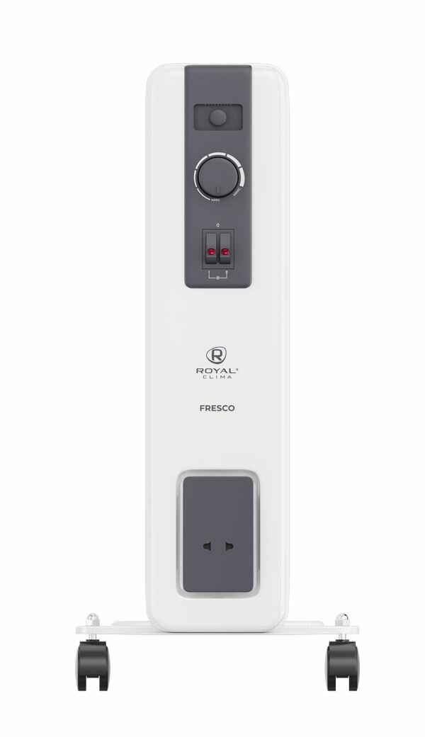 Масляный радиатор ROYAL CLIMA серии FRESCO 7 секций, 1,5 кВт, 20 м. кв.