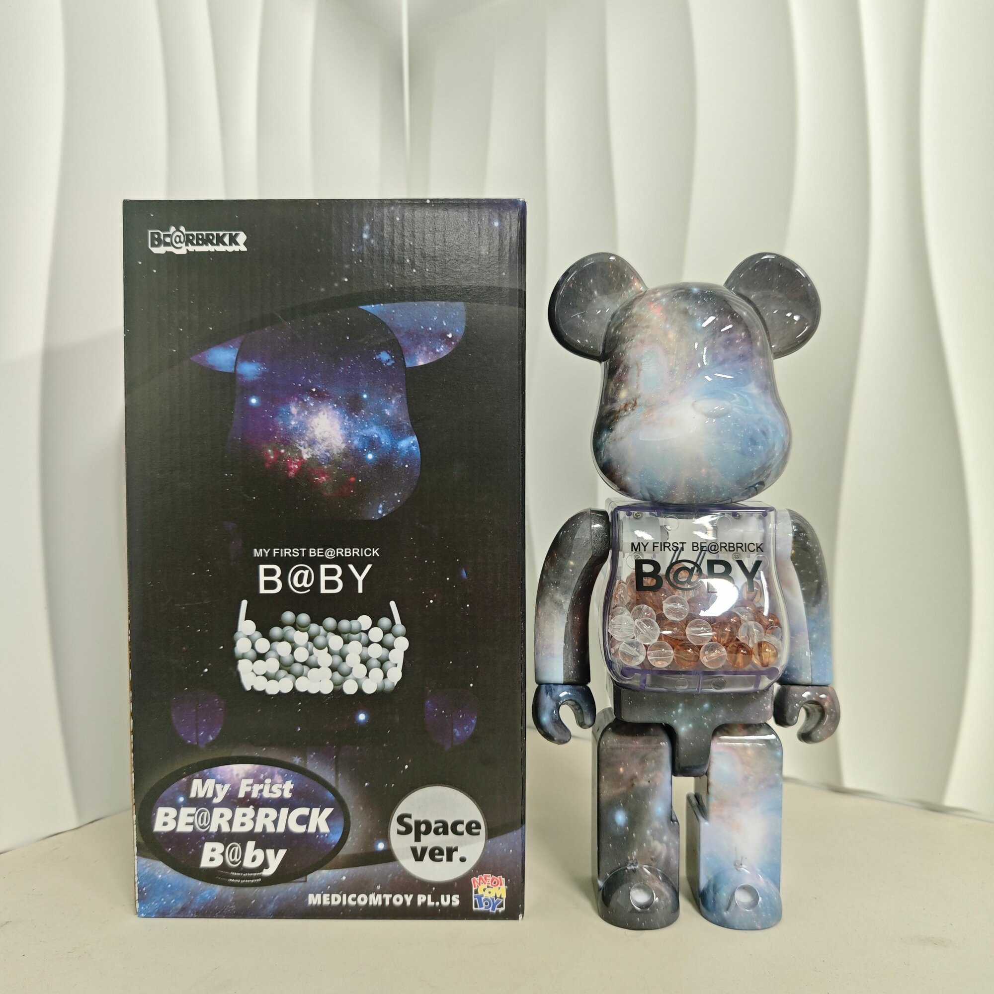 Игрушечная Статуя Медведя Bearbrick 28cm-небеса