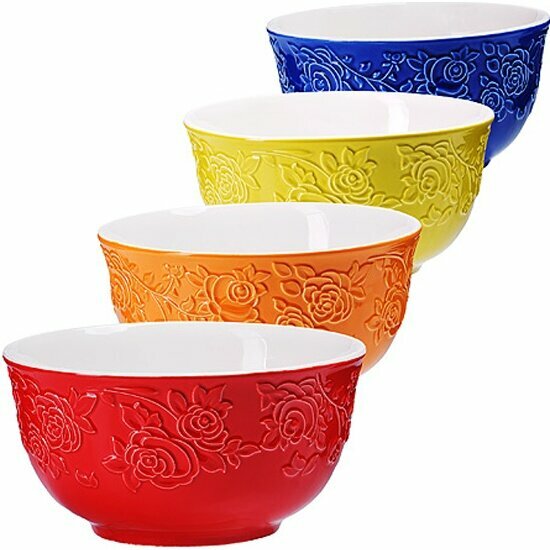 Набор салатниц Loraine 4 предмета, 800 мл 29620