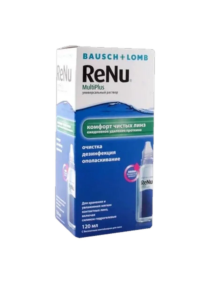 Раствор для линз ReNu MultiPlus 120мл