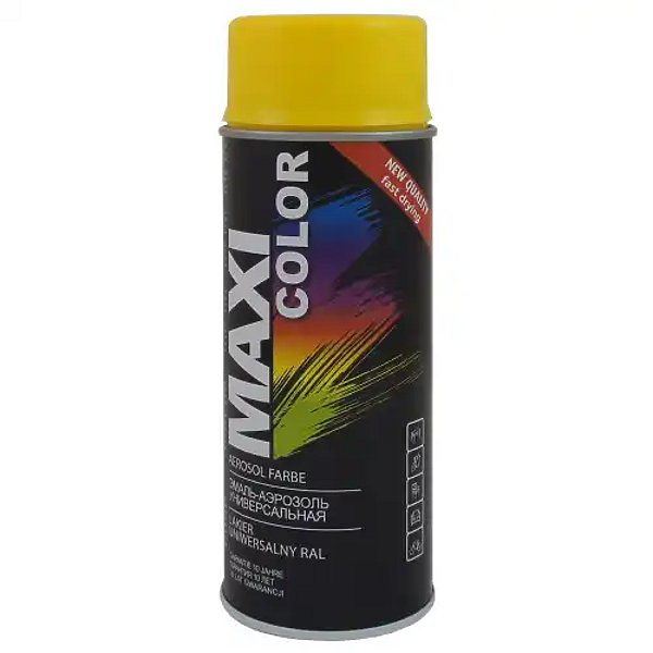 MAXI COLOR 1021MX эмаль-аэрозоль желтая 400мл\
