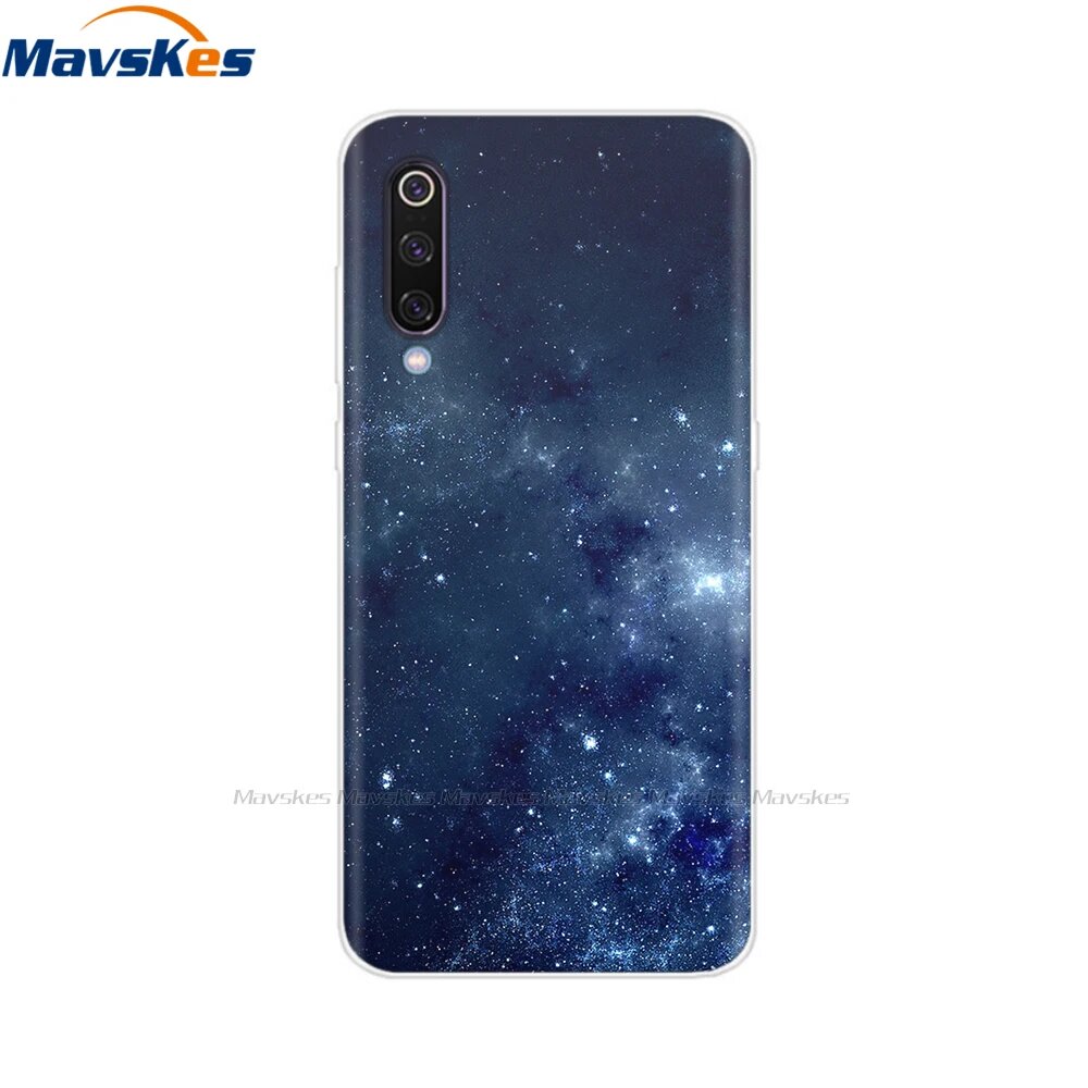 Чехол Xiaomi Mi 9 SE, силикон, темно-синий