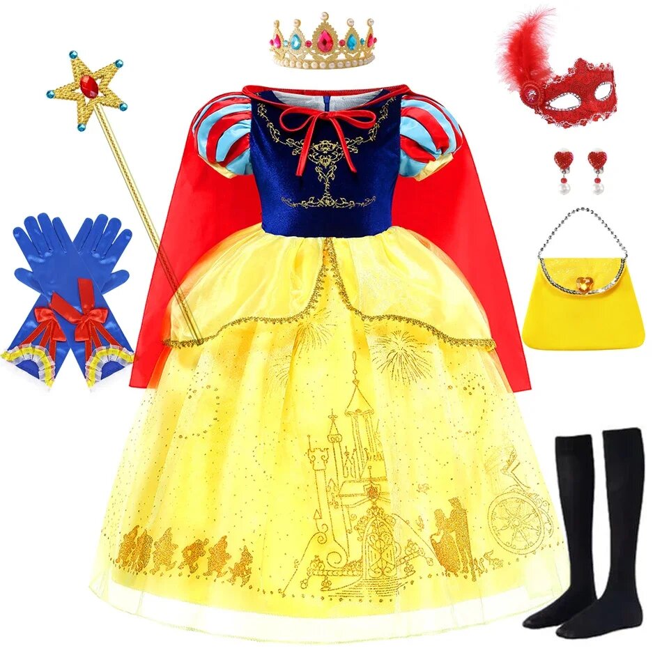 Костюм Белоснежки для девочки 9-10T-150, Dress4