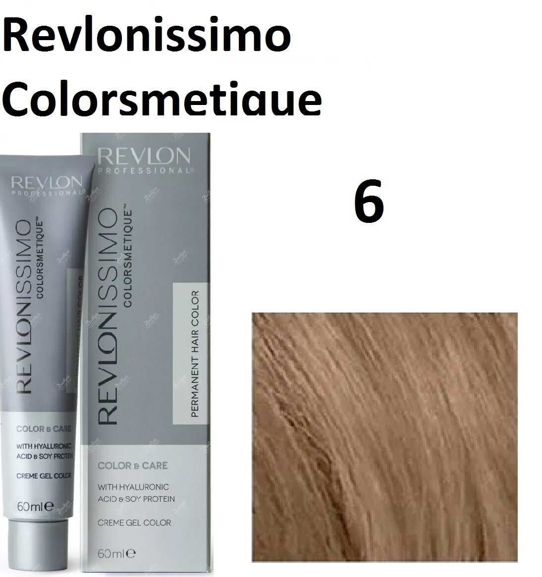Revlon 6 Revlonissimo Colorsmetique Краска для волос Натуральный темный блонд 60мл.