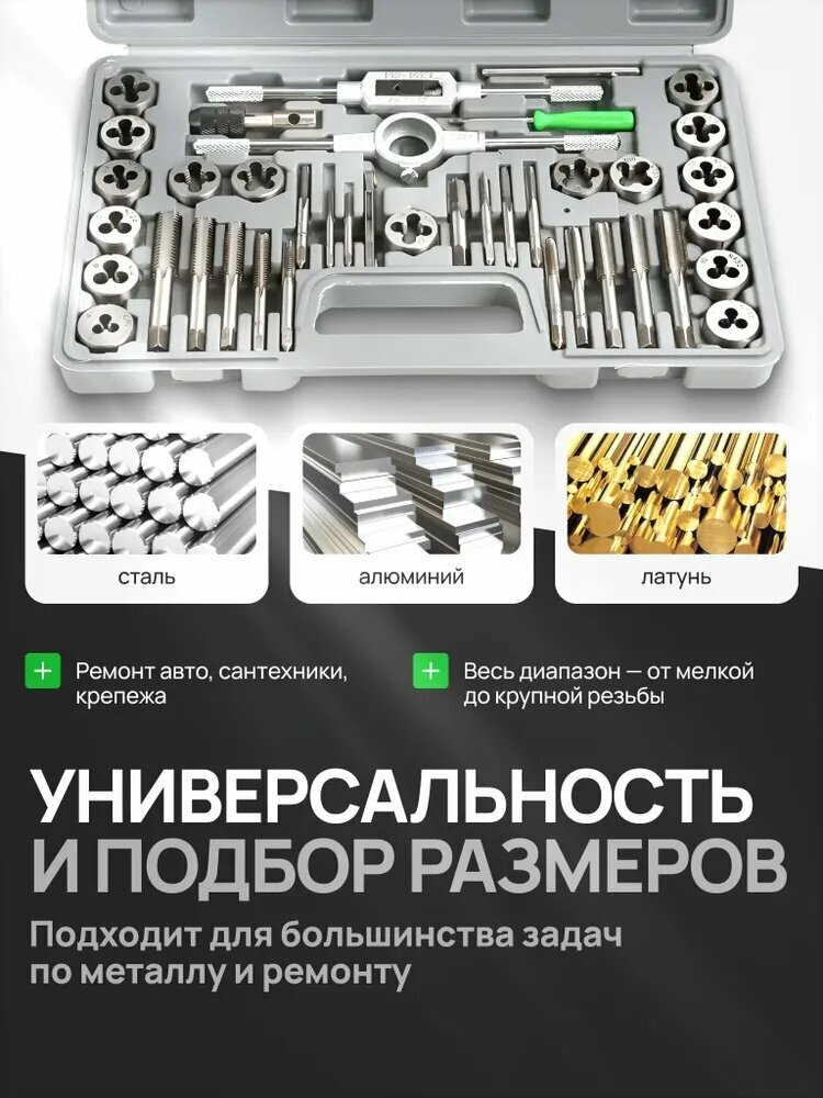 Набор метчиков и плашек