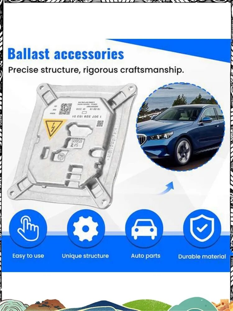 Для 3 Series E90 E92 E93 Новый HID XENON FURLY LAMP MODULE D1S/R D3S/R 63117182520 130732915301 1307329153