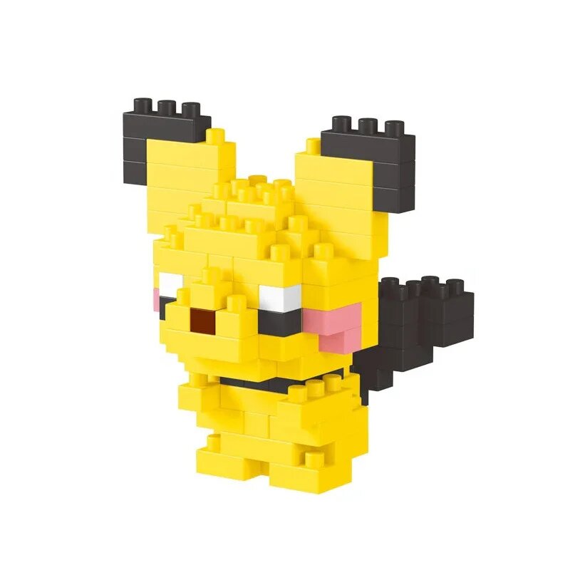 Bandai Pokemon Мини-конструктор Пикачу With BOX, A-251-Pichu