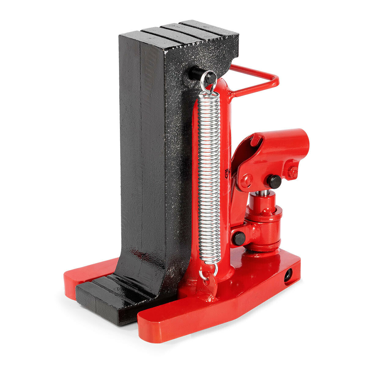 Домкрат КВТ ДА-5П120Н, низкоподхватный, гидравлический, грузовой, 5т, красный