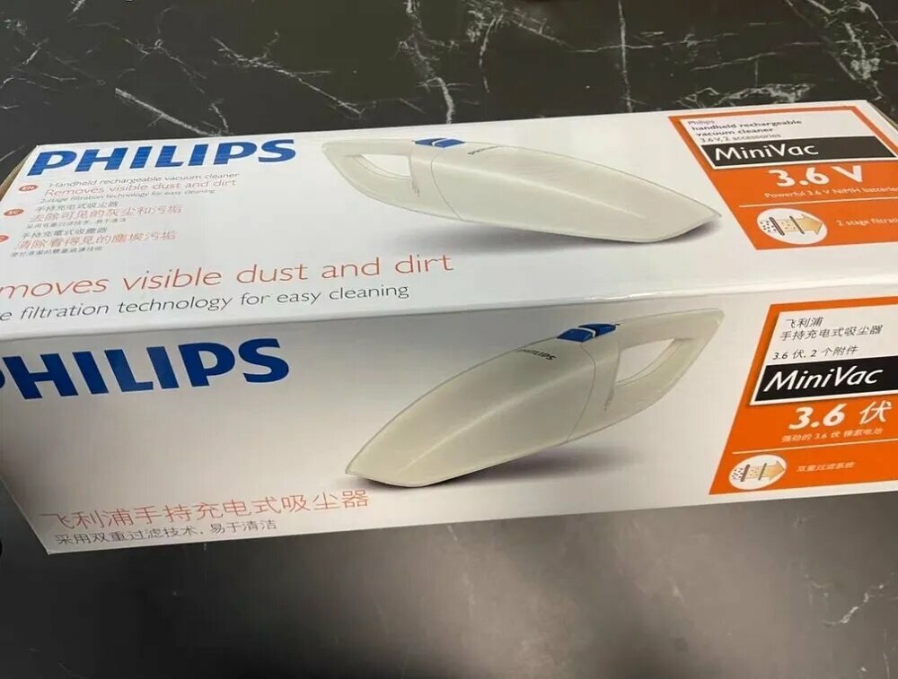 Philips FC6150 Автомобильный пылесос Ручной аккумуляторный беспроводной бесшумный маломощный