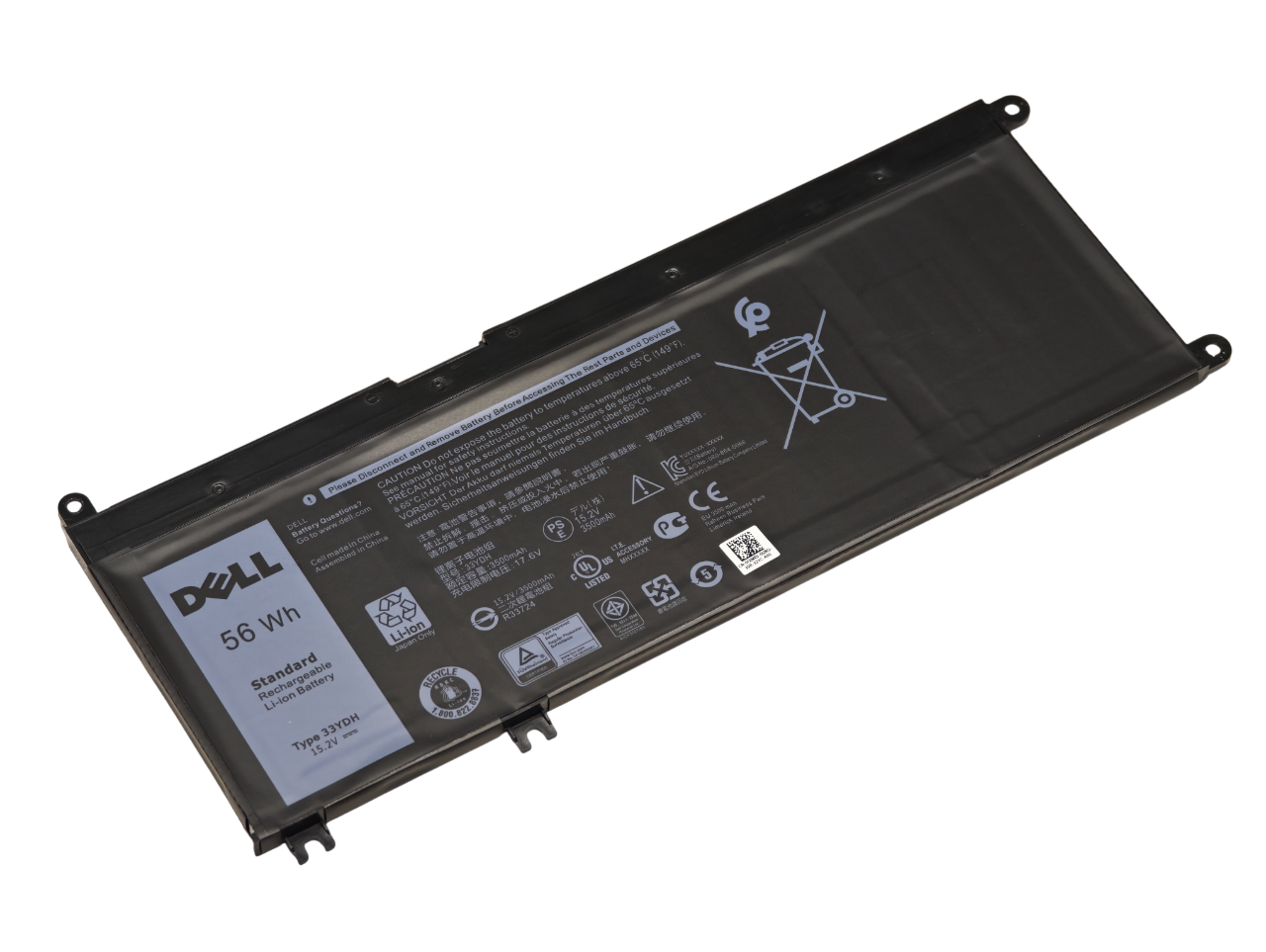 Аккумулятор 33YDH для Dell Inspiron 7588 7773 7779 7786 7577 7778 latitude 3580 3590, 3400 3490 Vostro 7570, 7580