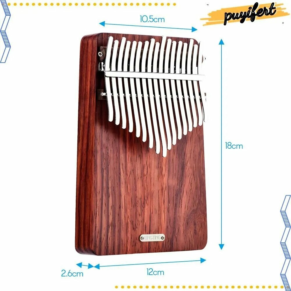 Матч Thumba Piano, калимба для начинающих, ручное фортепиано с учебной книгой и аксессуарами для игры — фото 1