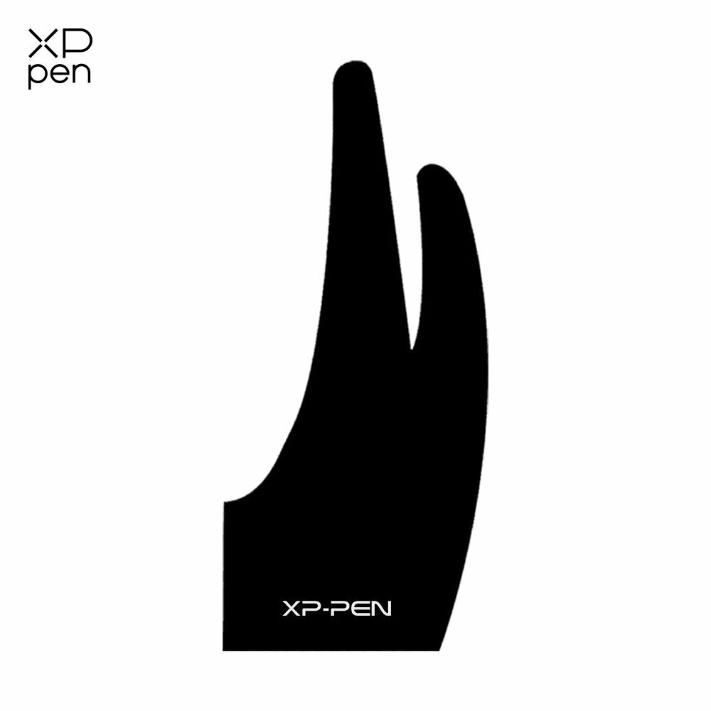 XPPen черные перчатки для рисования