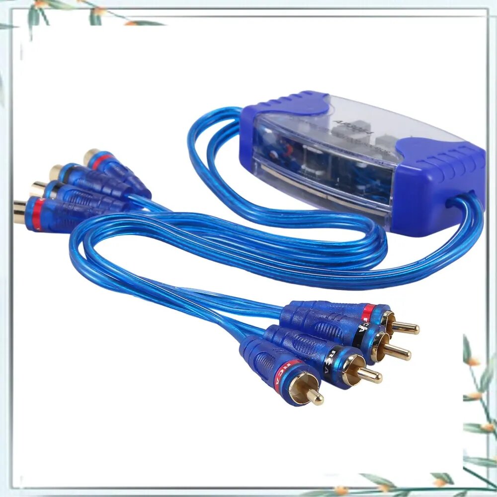 Кабель RCA для парктроника, устраняет гудение, позолоченные разъемы, 2x Male, 2x Female