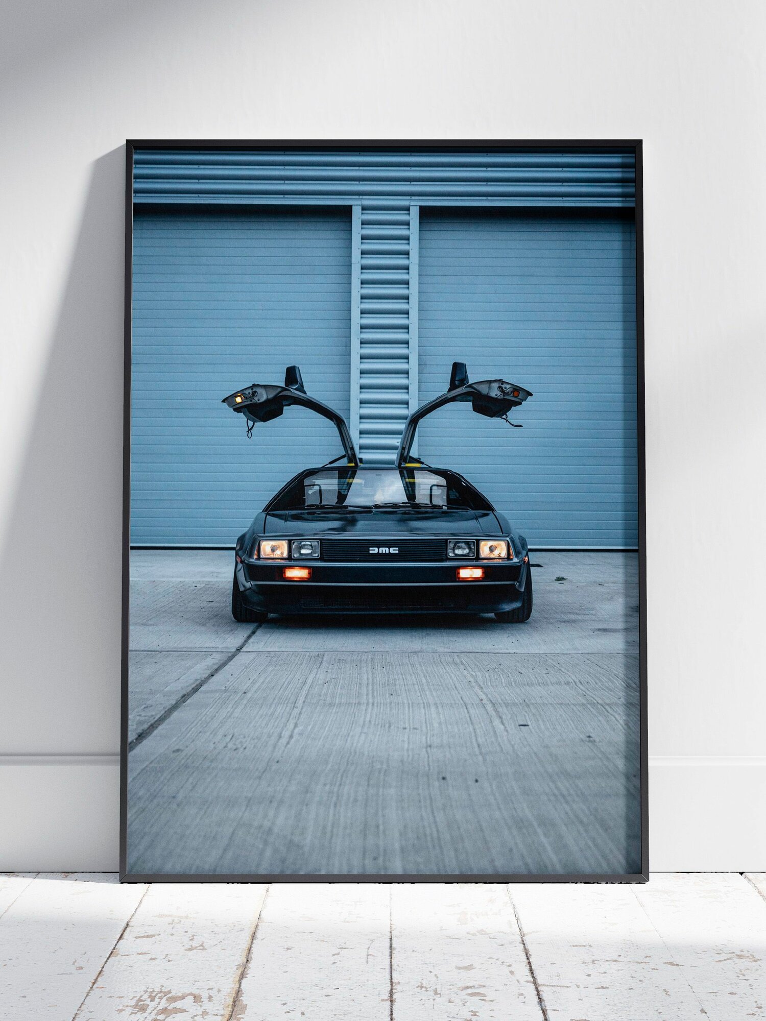 Плакат на стену для интерьера Легенды Авто (ДеЛориан - DeLorean 4) - Постер по машине формата A4 (21x30 см)