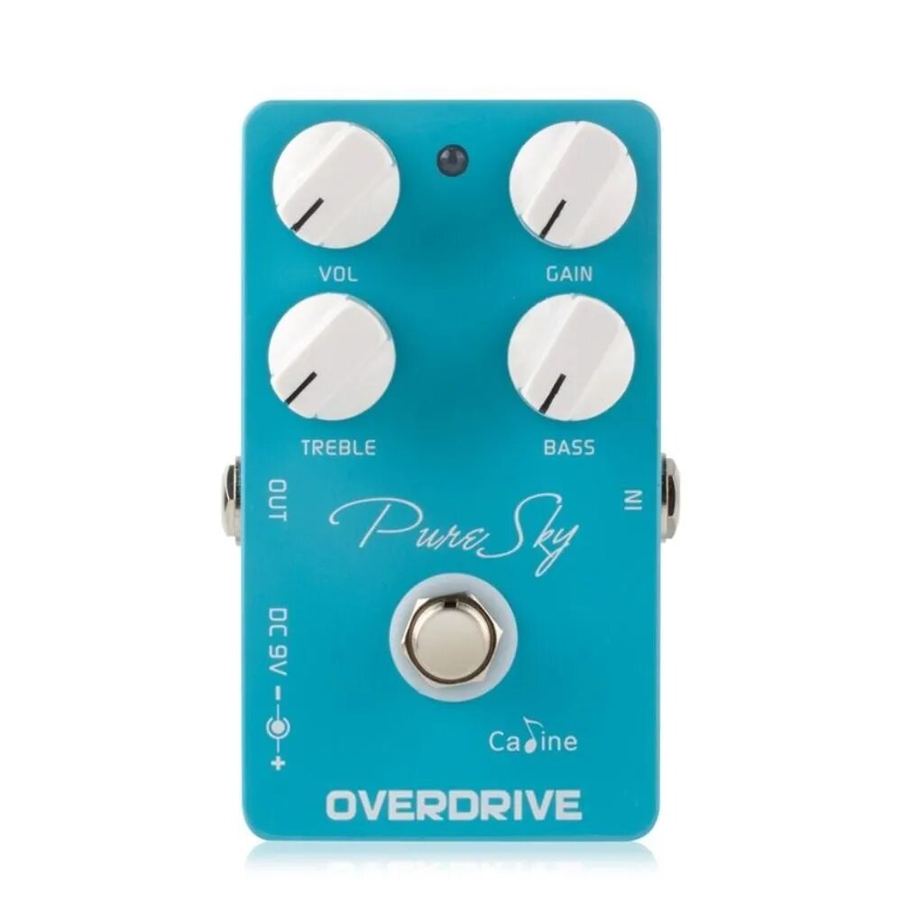 Caline CP-12 Pure Sky OD Overdrive True Bypass Stompbox Mini Effects 4-кнопочная Гитарная Педаль